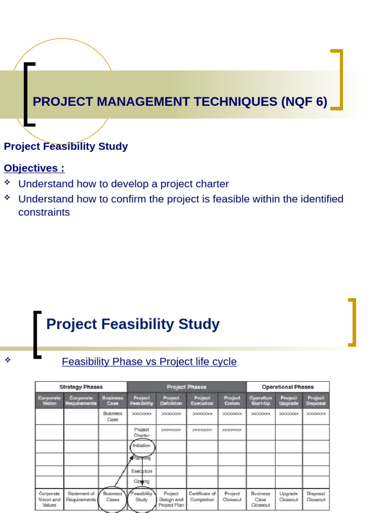 C07 Project Feasibility Phase | PDF | Project Management | Feasibility ...