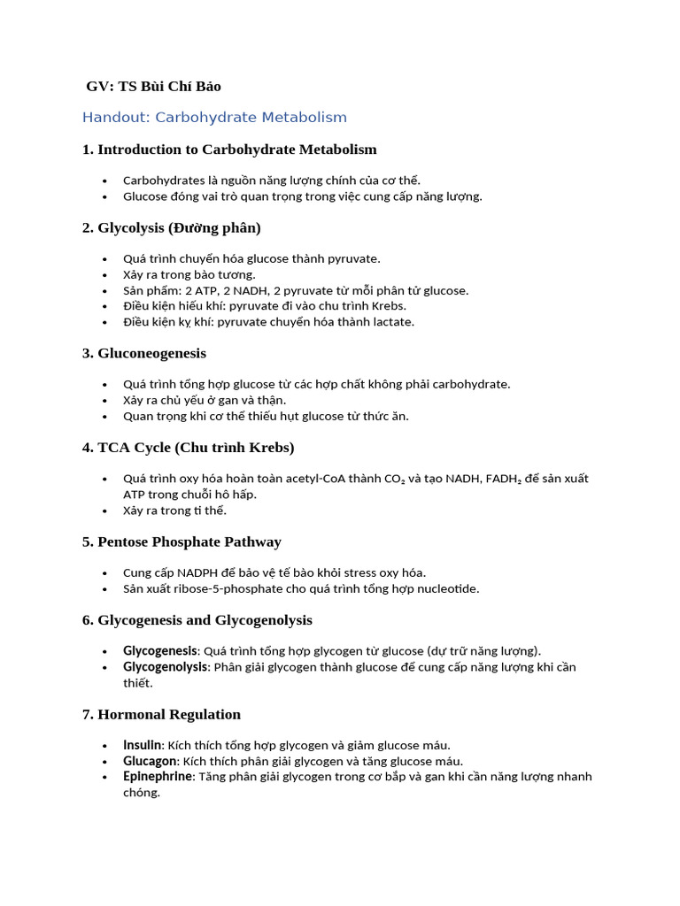 Bài 2 - Carbohydrate | PDF
