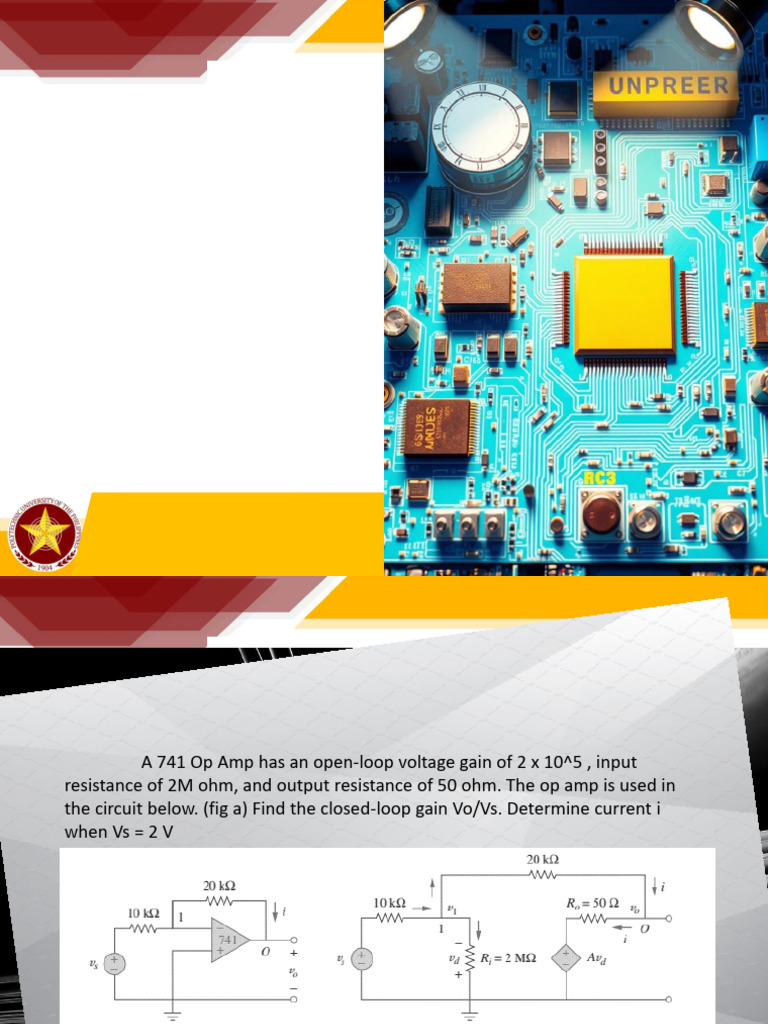 Op Amp Circuit Computation Formula | PDF
