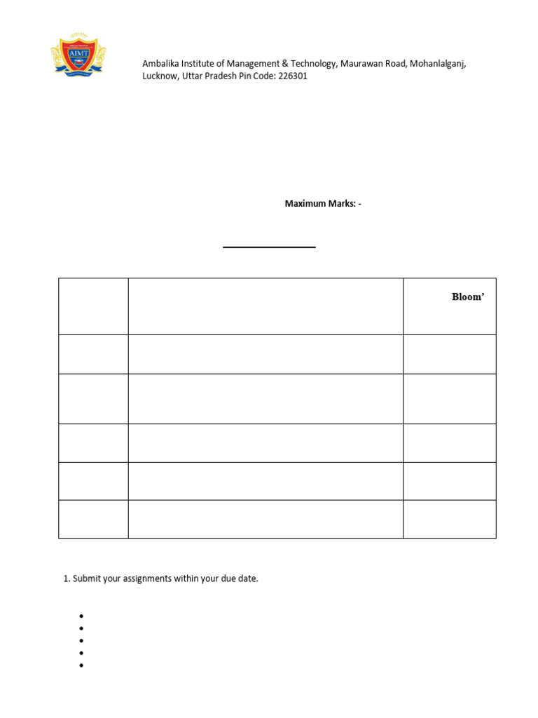 Data Structure KCS 301 Assignment 1 | PDF