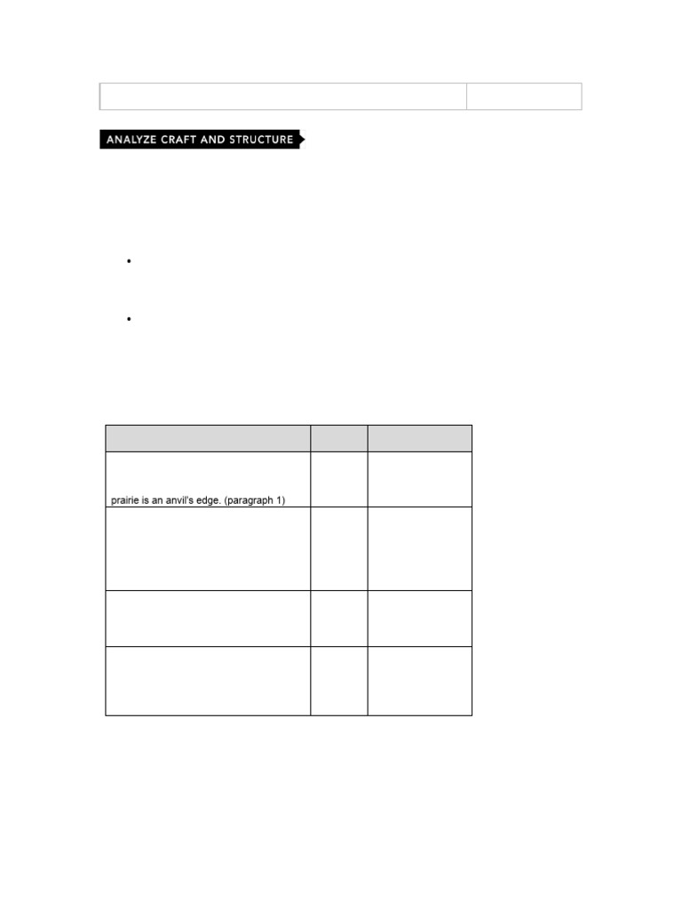 Analyze Craft and Structure - Literary Nonfiction PDF | PDF