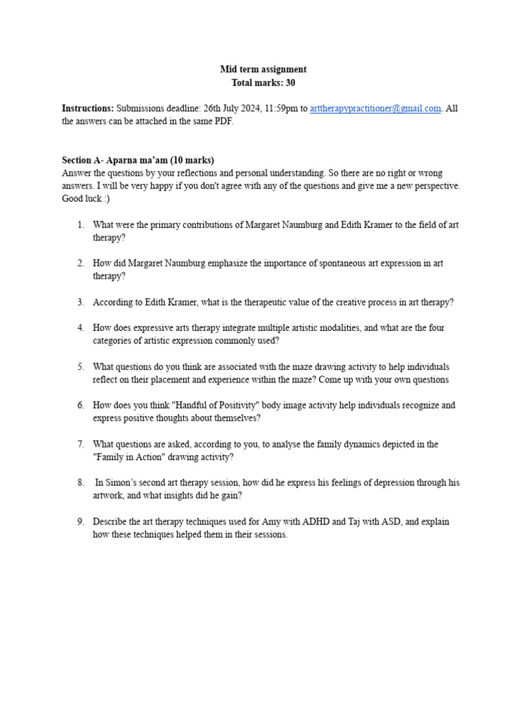 Mid Term Assignment | PDF