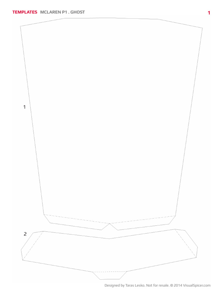 McLaren P1 Ghost Templates | PDF