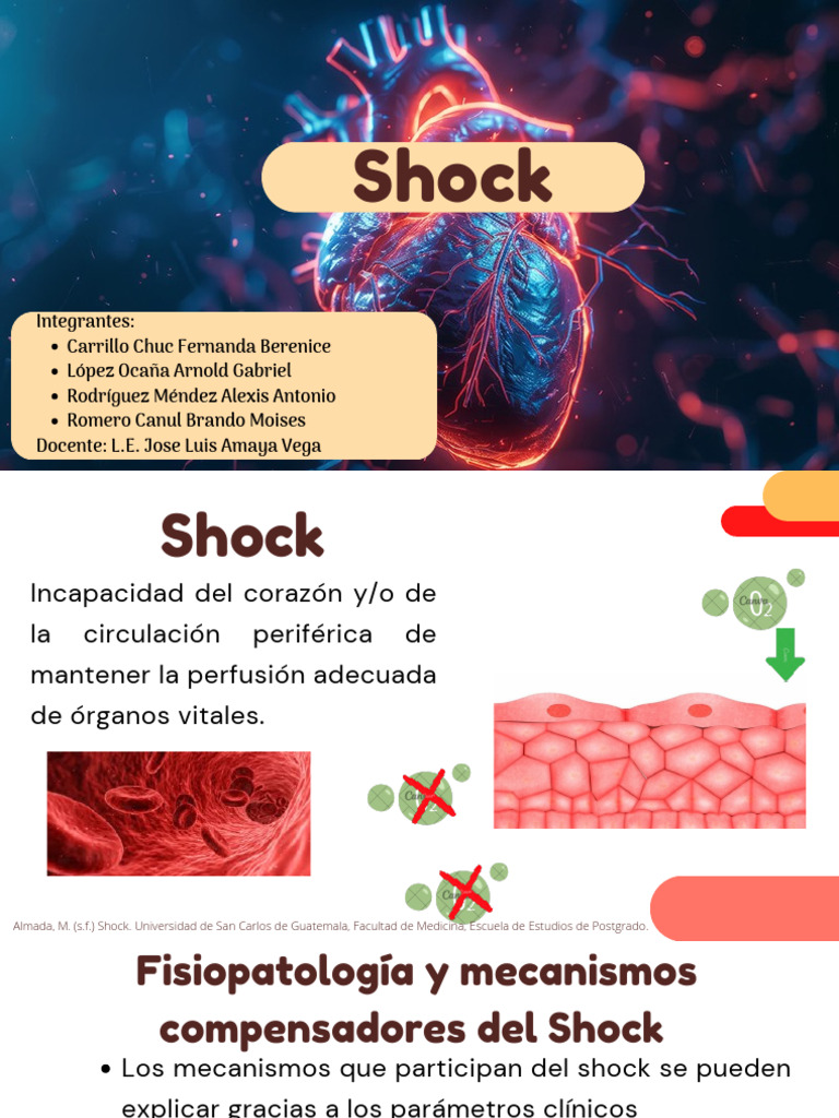 Shock | PDF | Choque (circulatorio) | Medicina CLINICA