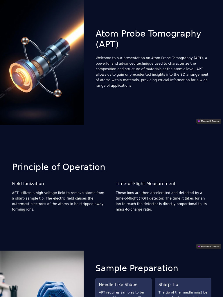 Atom Probe Tomography Overview | PDF | Materials | Applied And ...