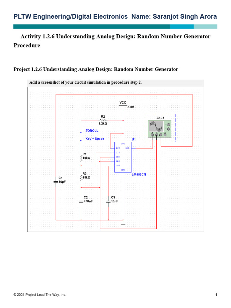 Analog Design: Random Number Generator | PDF