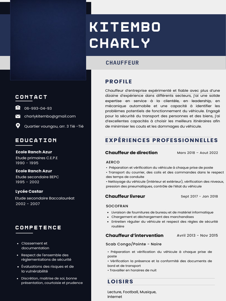 Kitembo Charly | PDF | Transport