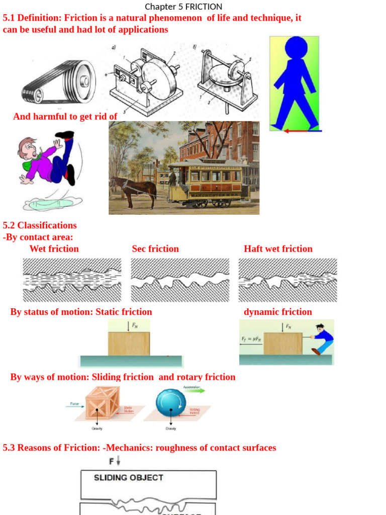 CHAPTER 5 FRICTION | PDF