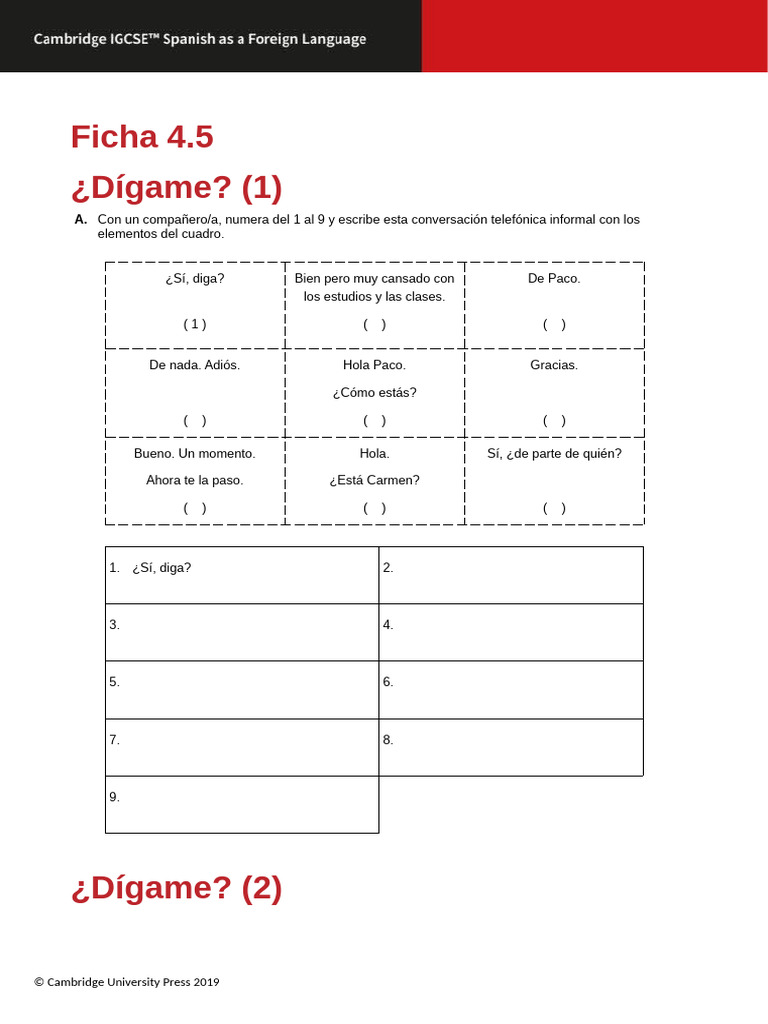Ejemplo de Conversaciones Telefónicas | PDF