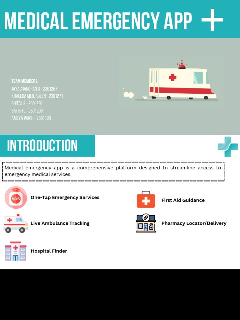 Medical Emergency App (1) | PDF | Hospital | Health Care