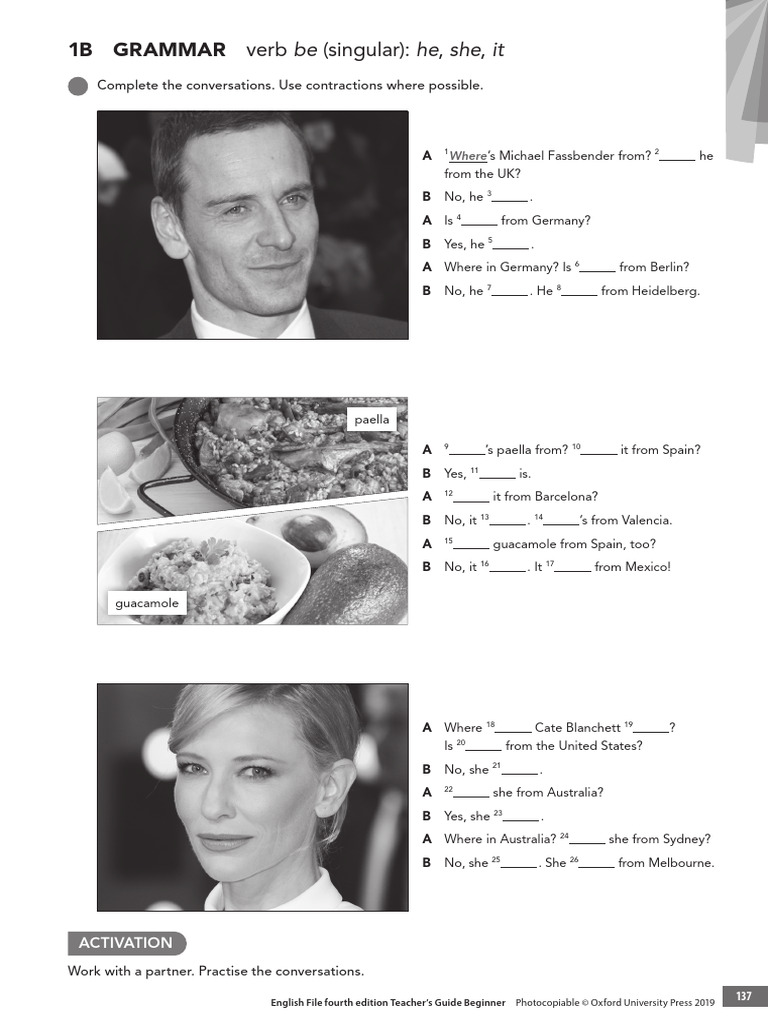 A1 Photocopiables Grammar (1) - Páginas-3 | PDF