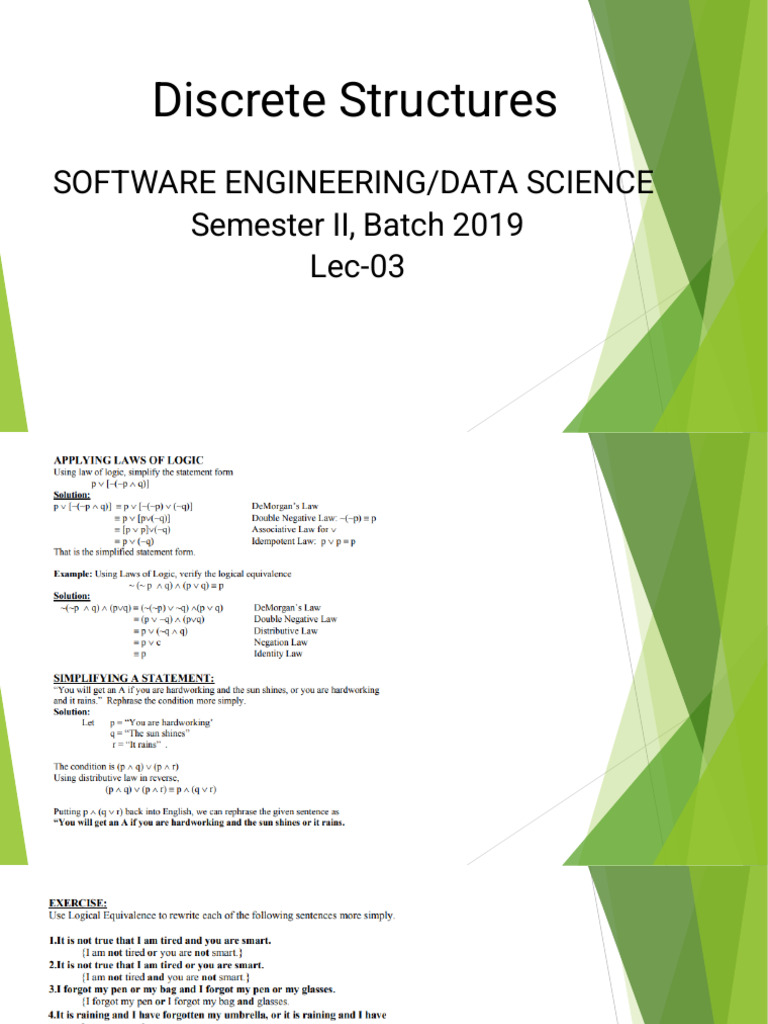 Discrete - Lec 03 | PDF
