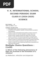 Class 10 PW NSAT Sample Paper | PDF | Taste | Soma (Biology)