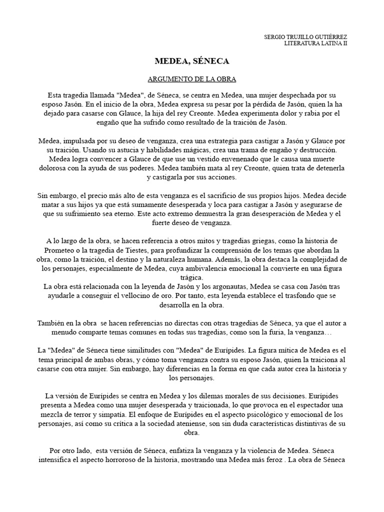 Medea 2 | PDF | Jason | Tragedia