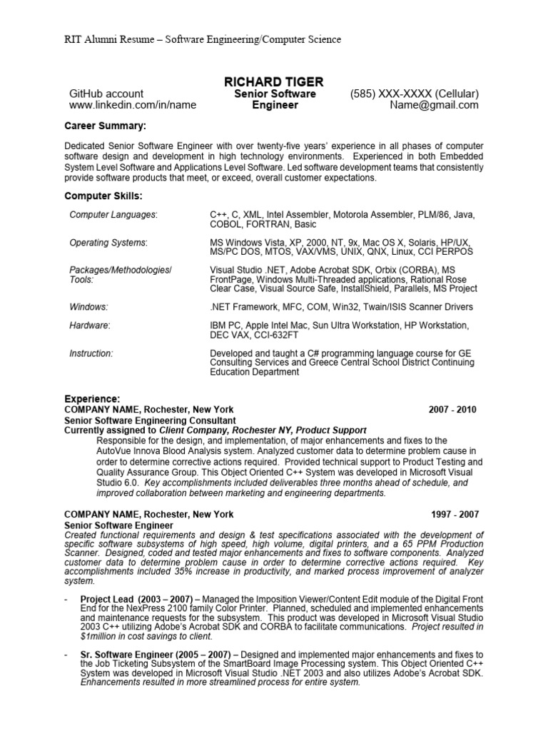 Computer Science Resume | PDF | Image Scanner | Component Object Model