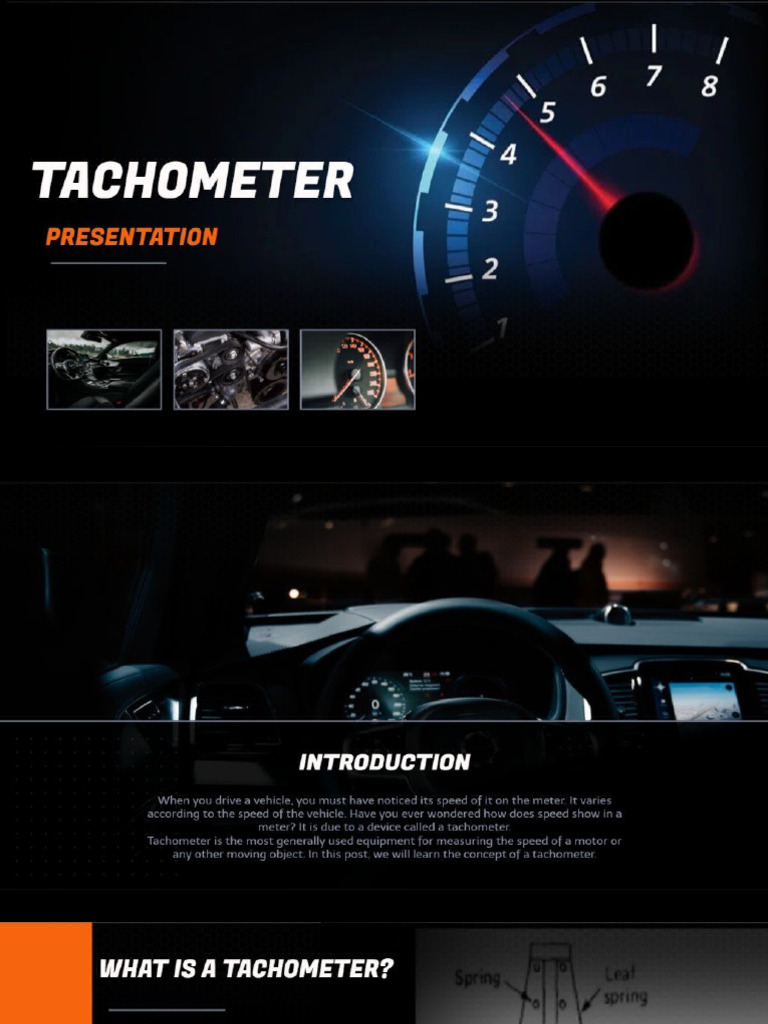 tachometer | PDF