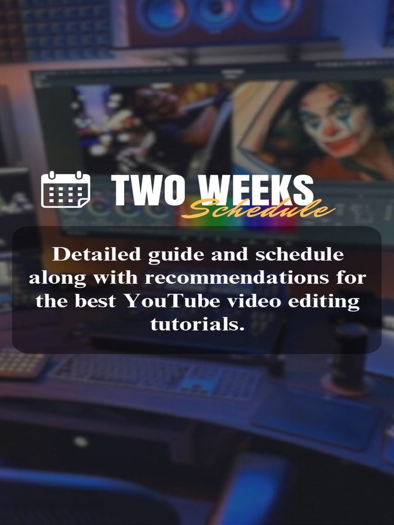 Two weeks_2 | PDF | Editing | You Tube