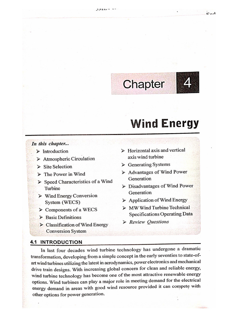Wind Energy | PDF