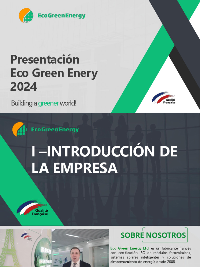 Eco Green Energy | PDF | Célula solar | Semiconductores