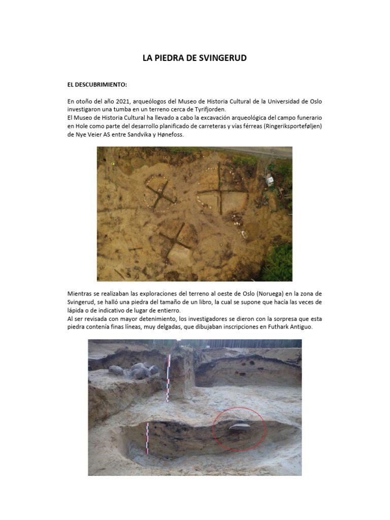 Piedra de Svingerud | PDF | Runas