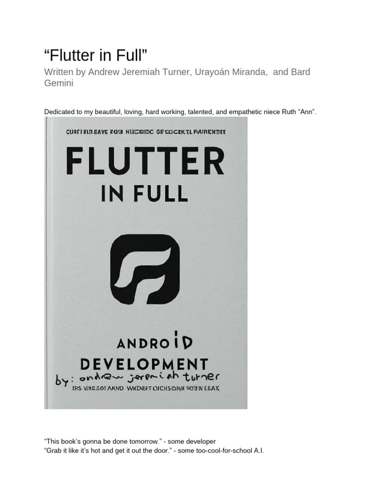 FINALIZED FINISHED PROOF COPY of “Flutter in Full” - By Andrew Jeremiah ...