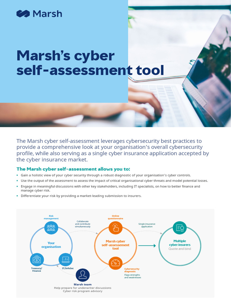 Marsh Cyber Self Assessment | PDF | Computer Security | Security