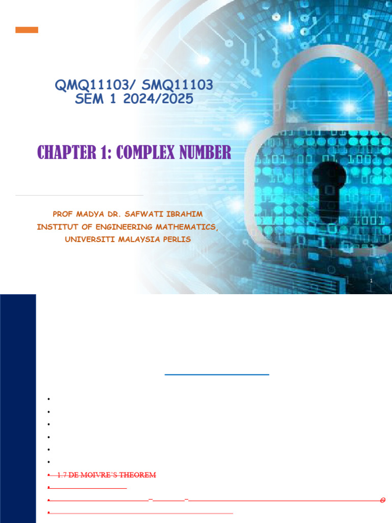 Chapter 1 - COMPLEX NUMBER-1.6 | PDF | Complex Number | Mathematical Concepts