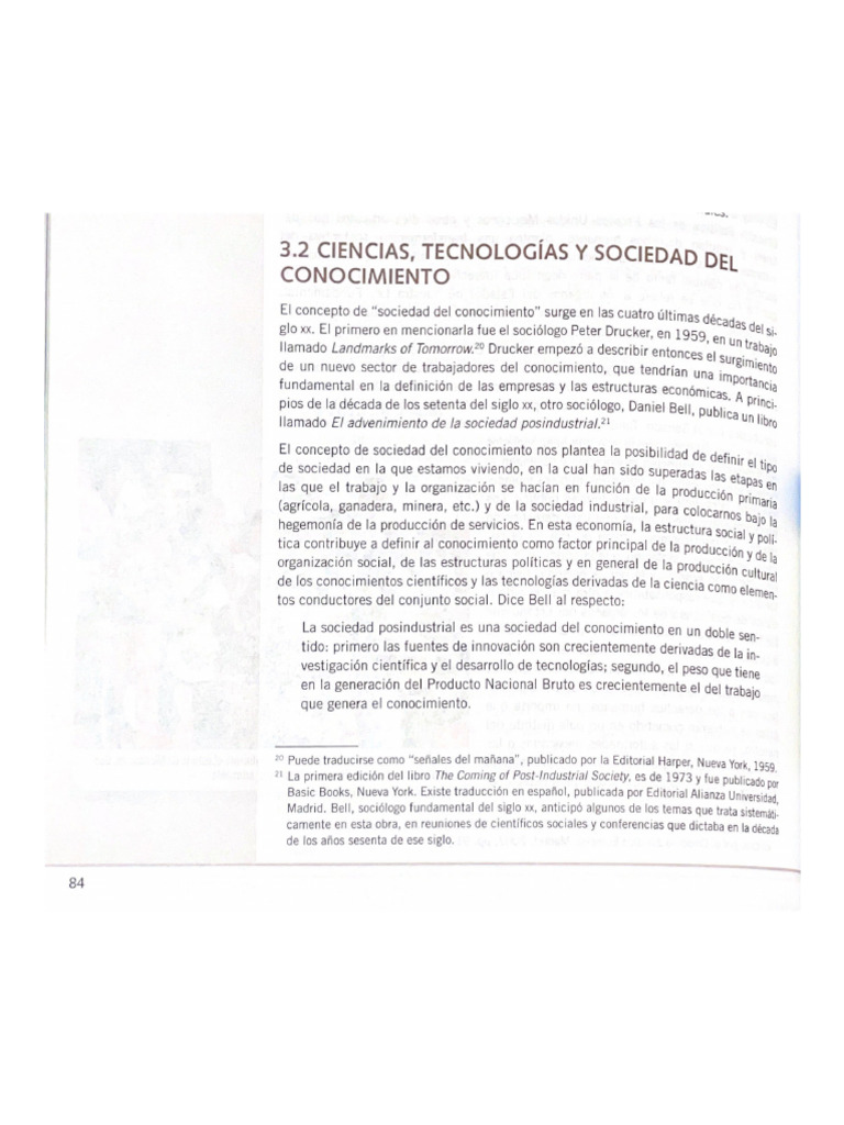 Ciencia Tecnología y Sociedad Del Conocimiento | PDF