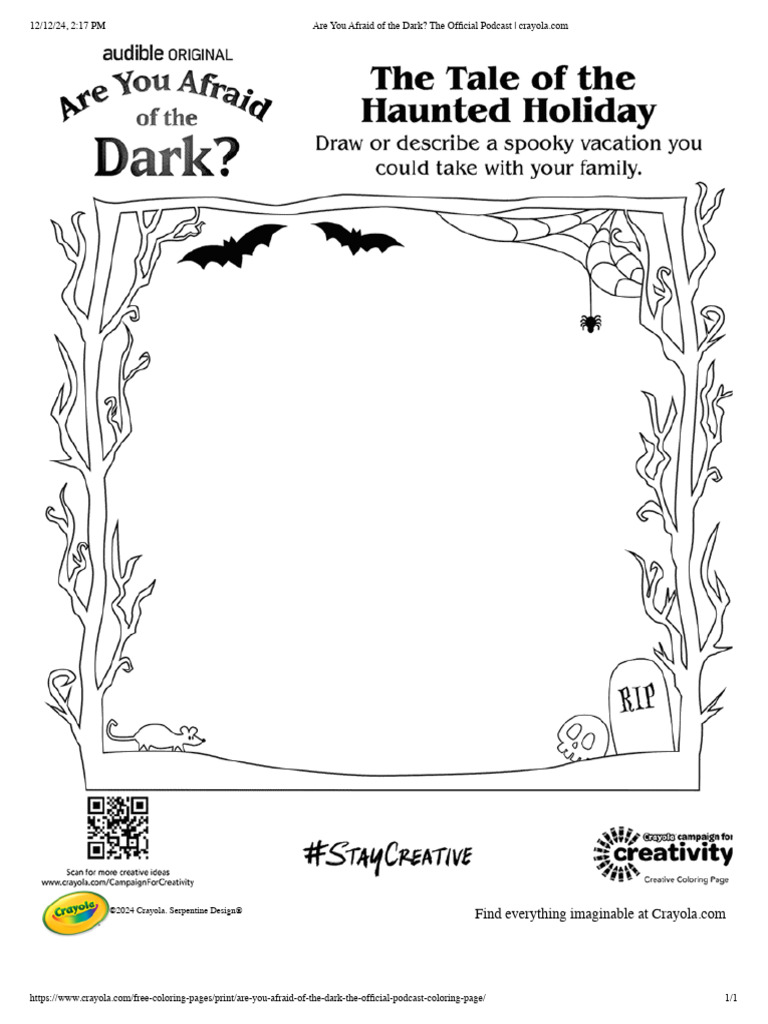 Crayola's Podcast Coloring Page | PDF