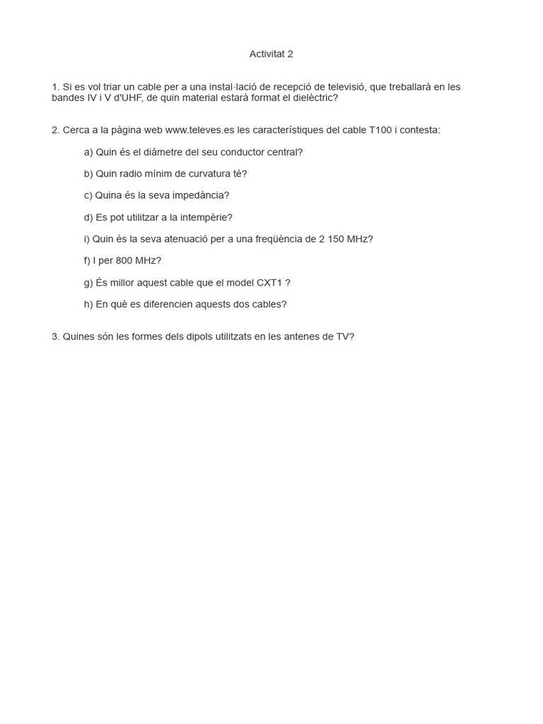 Activitat 2 Tema 3 | PDF