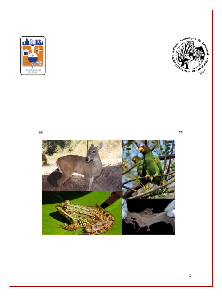 Manual de Prácticas Manejo de Fauna Silvestre | PDF