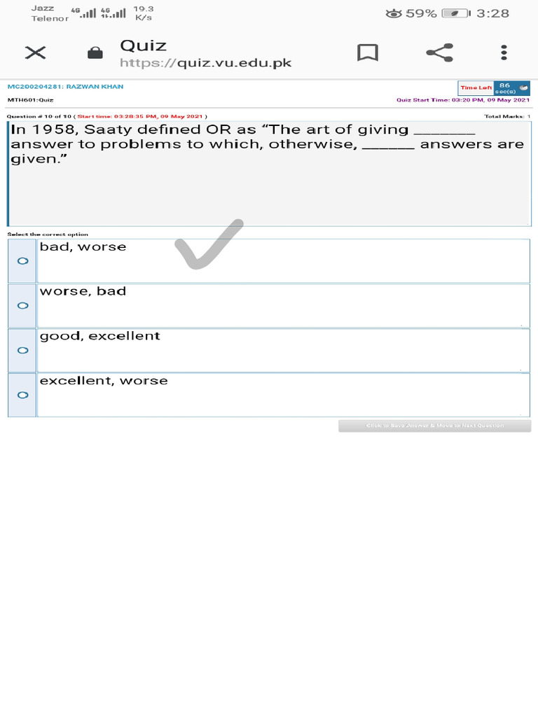 M@l!k MTH601 First Quiz | PDF M@l!k MTH601 First Quiz | PDF