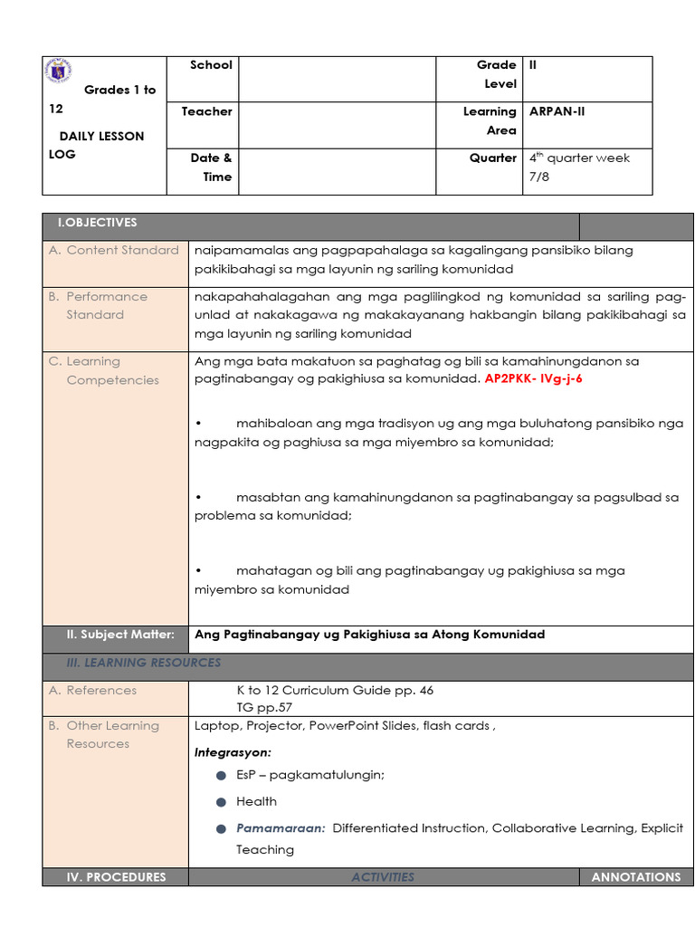 COT arpan 2 4th qrtr (1) | PDF