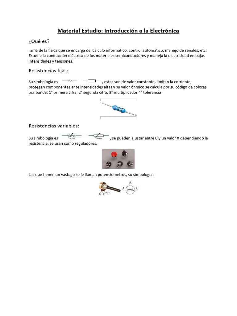 Introduccion A La Electronica | PDF | Semiconductores | Transistor de ...