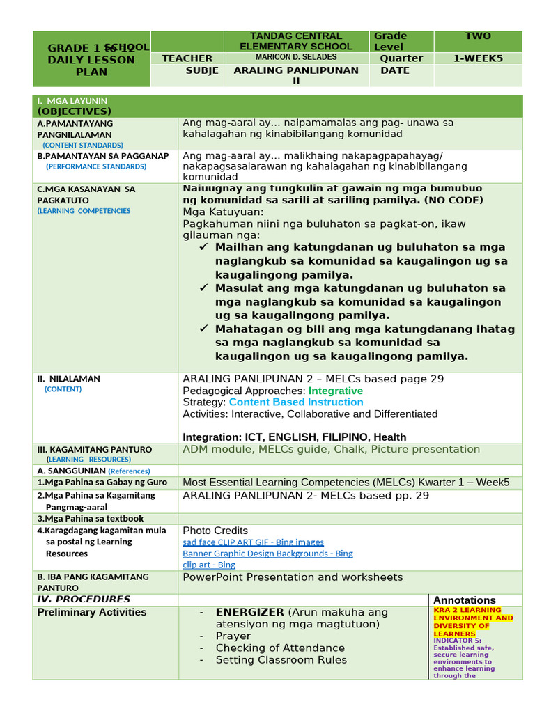 COT_AP2_Q1-W5(DLP)withANNOTATIONS - Copy | PDF