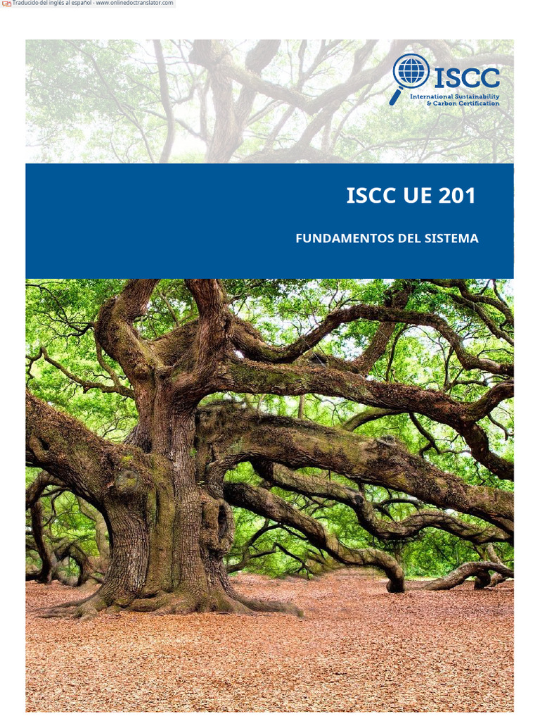 ISCC EU 201 System Basics 4.1 January2024.en.es | PDF | Biocombustible ...