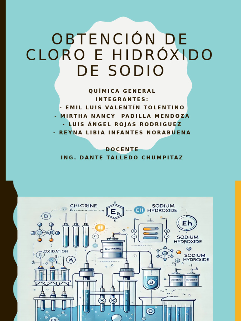 Proceso Obtencion Cloro NaOH | PDF | Cloro | Hidróxido de sodio