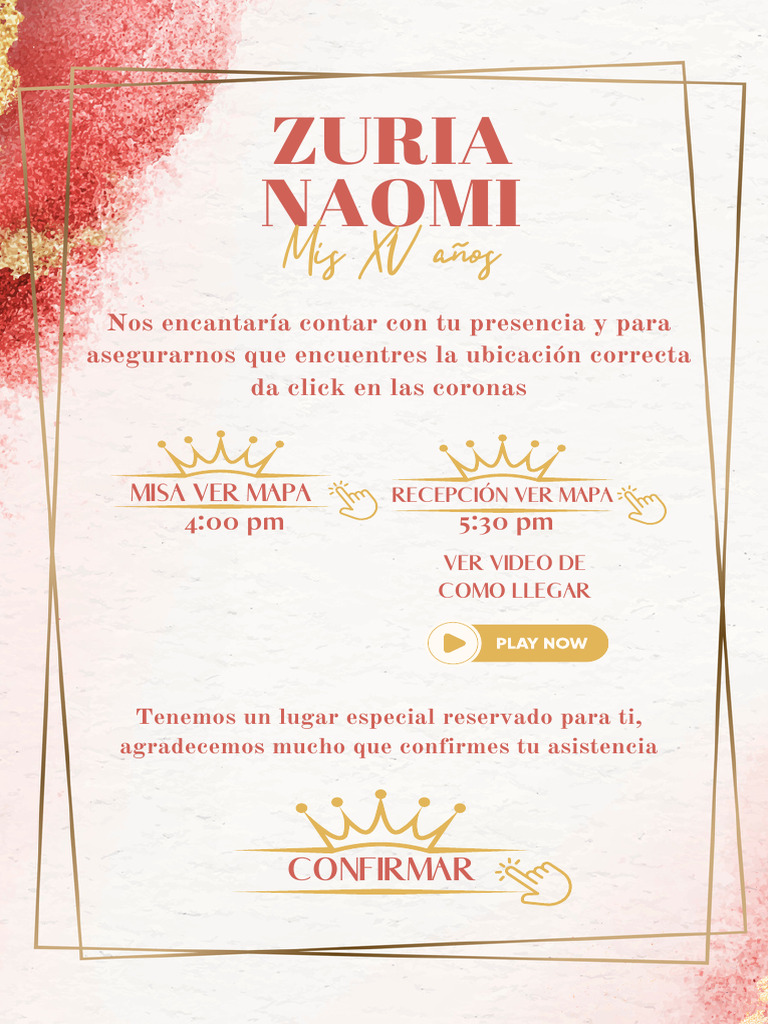 Ubicación A Mis XV Zuria | PDF