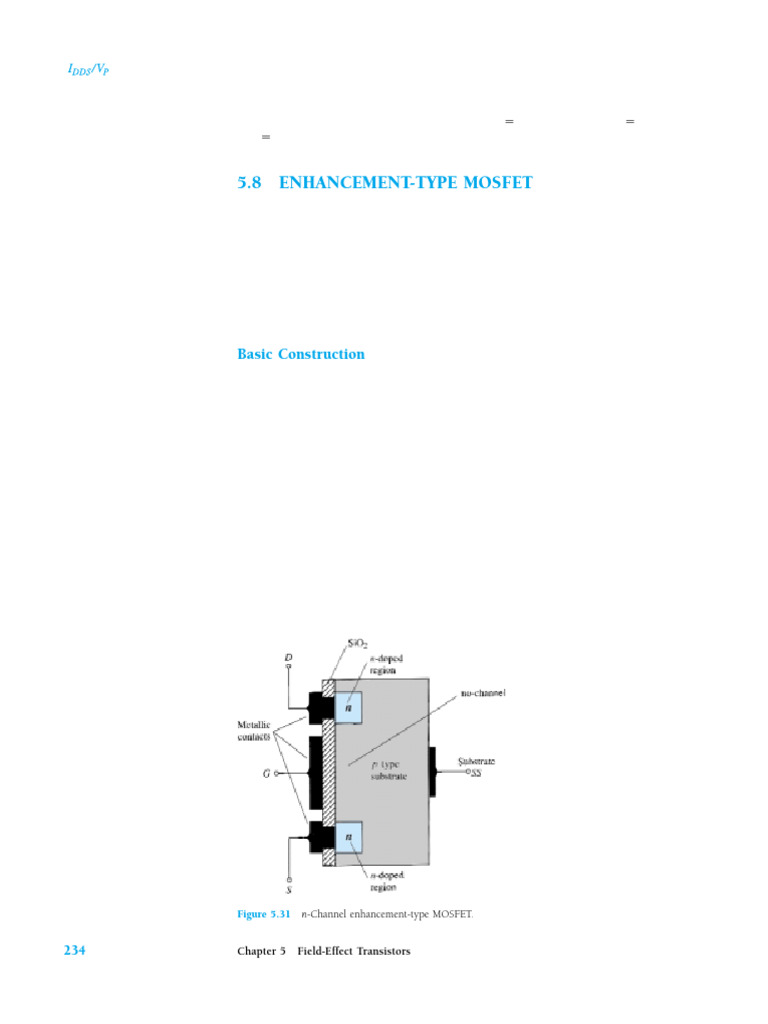 EMOSFET | PDF | Field Effect Transistor | Mosfet