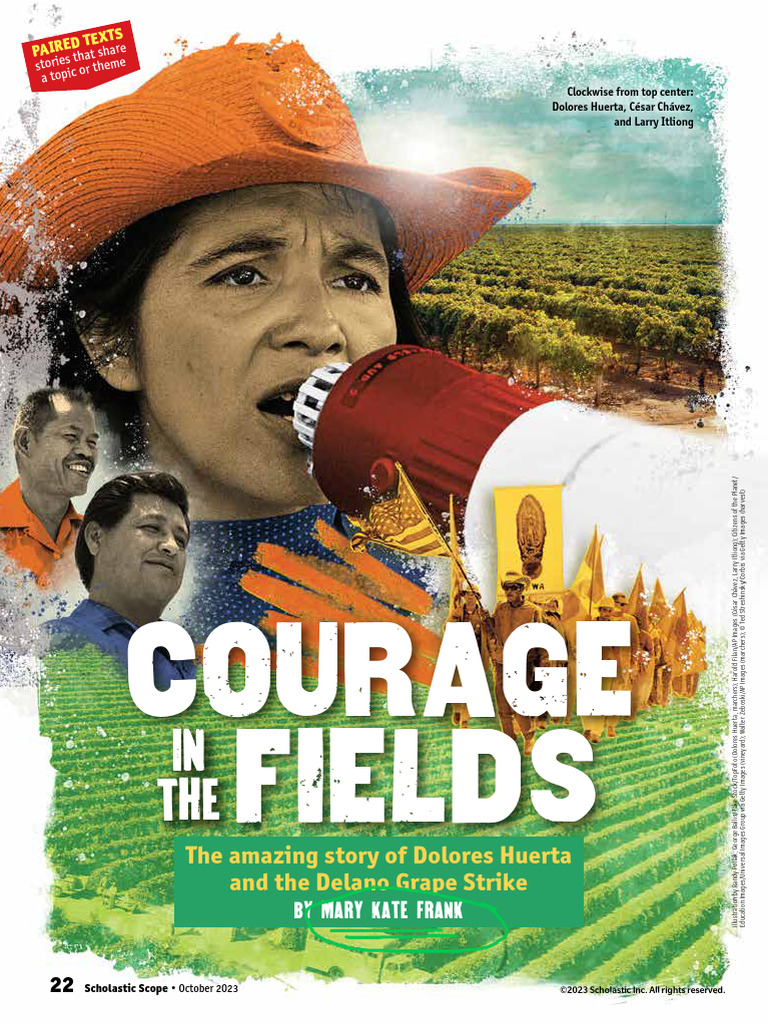 Courage in The Fields Delores Heurta | PDF | United Farm Workers | Labor