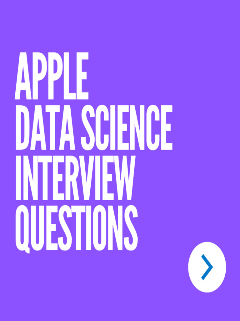 Apple Data Science Interview Question 1731336620 | PDF | Autocorrelation | Errors And Residuals
