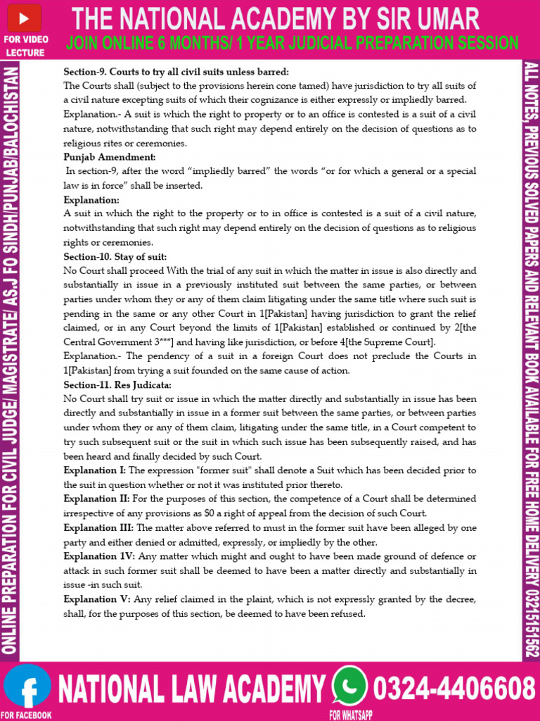 Cpc Data Law Gat Final Data | PDF | Lawsuit | Pleading