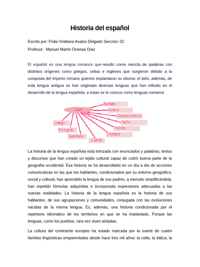 Evolución y expansión del español | PDF | Lengua española | latín