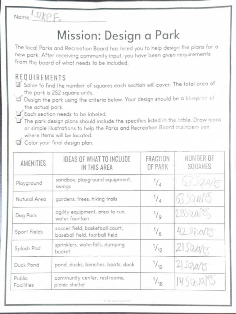 Mission Design A Park | PDF