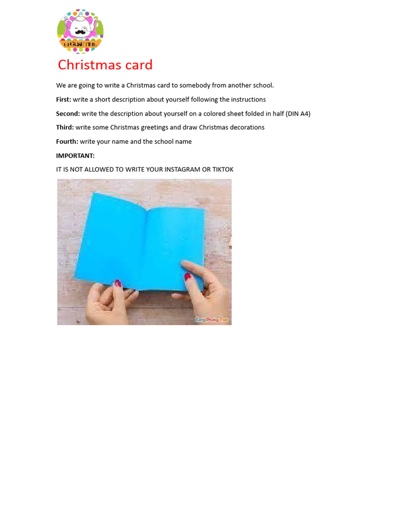 Christmas card 24-25.docx | PDF