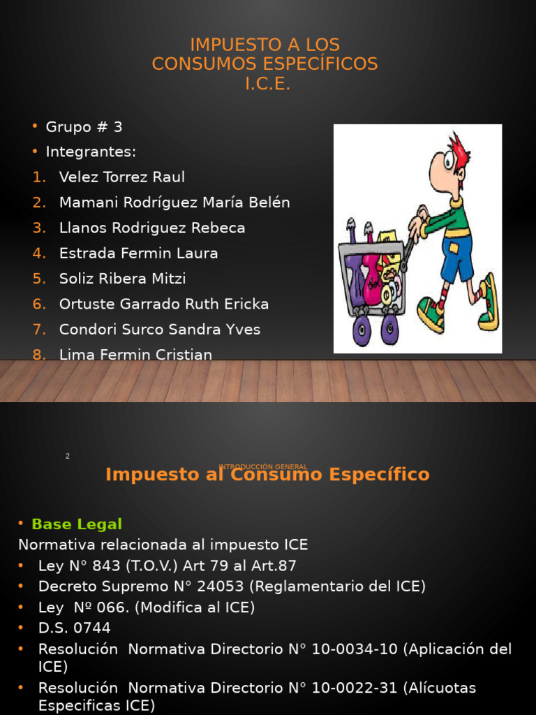 GRUPO#3 ICE Exposicion | PDF | Impuestos | Arancel