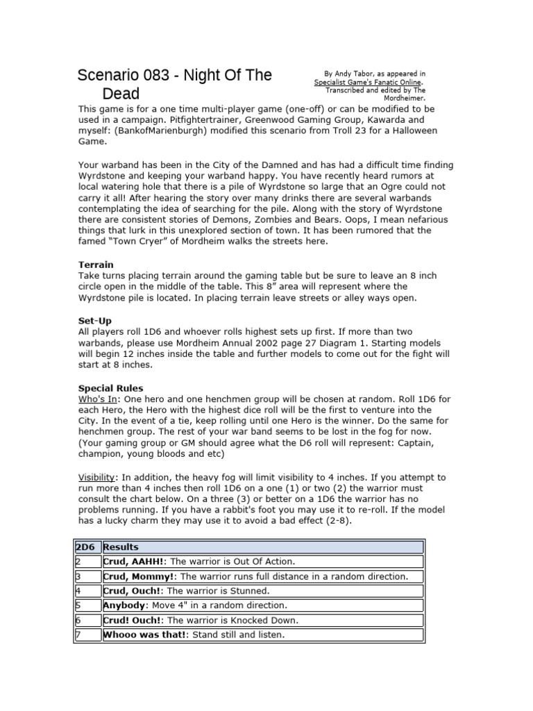 Night of the Dead | PDF