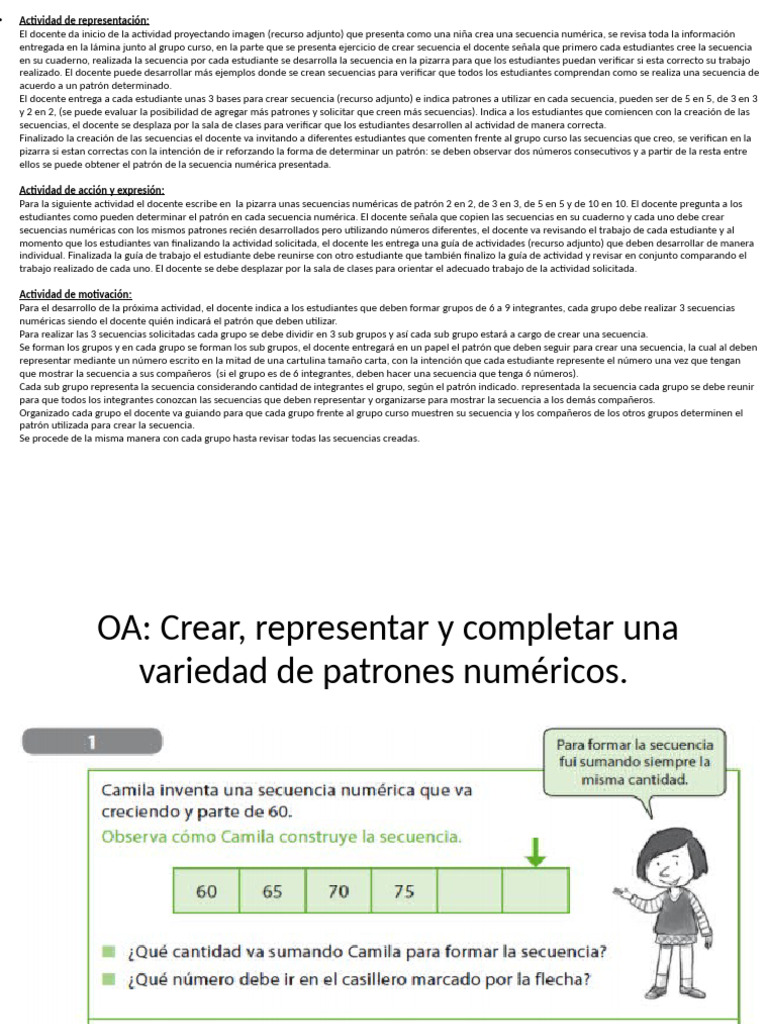 Patrones Numericos | PDF