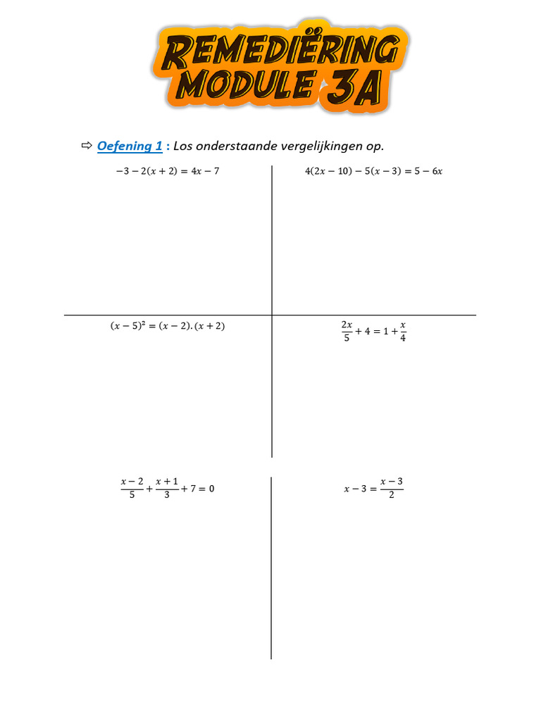 Remediëring - Mod 3A | PDF
