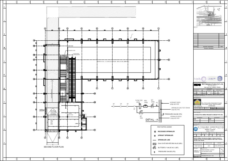 3. SECOND FLOOR FIRE FIGHTING LAYOUT. | PDF | Civil Engineering ...